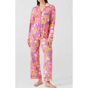 ALIVIA Sofia Print Pajamas Floral Pond Sugar Plum