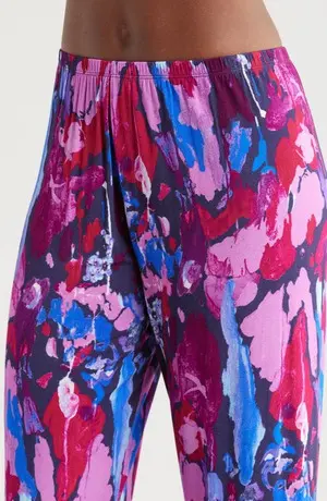 ALIVIA Sofia Print Pajamas - Paint Burst Magenta