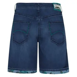Vilebrequin Tahiti Turtle Denim Bermuda Shorts