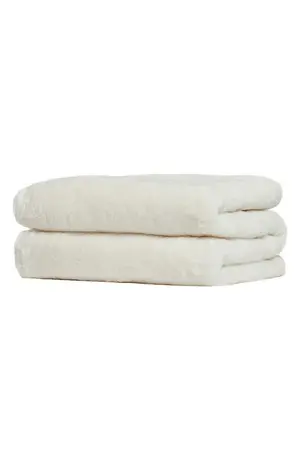 Apparis Dino Brady Faux Fur Throw Blanket - Ivory