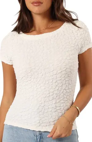 PETAL & PUP Salle Textured Top