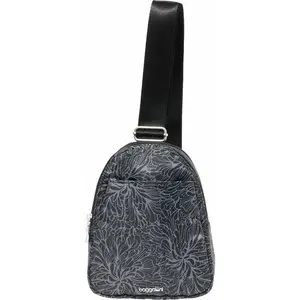 BAGGALLINI BAGGALLINI Double Zip Mini Sling Bag Midnight Blossom