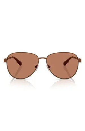 Michael Kors Michael Kors 59mm Pilot Sunglasses Brown