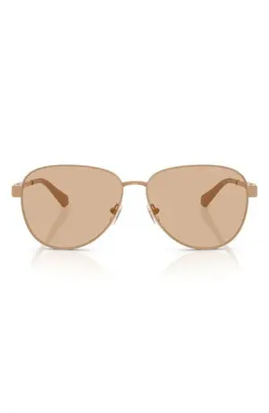 Michael Kors Michael Kors 59mm Pilot Sunglasses Caramel