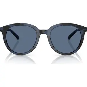 Michael Kors Blue Round Sunglasses