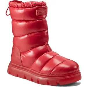 Hunter Maribel Insulated Waterproof Bootie - Red
