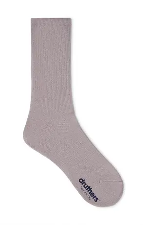 DRUTHERS NYC Druthers NYC Organic Cotton Everyday Crew Sock Blueberry Ft