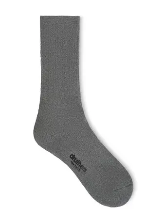 DRUTHERS NYC Druthers NYC Organic Cotton Everyday Crew Sock Charcoal