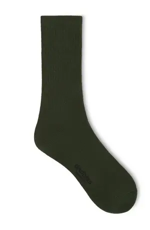 DRUTHERS NYC Druthers NYC Organic Cotton Everyday Crew Sock Olive