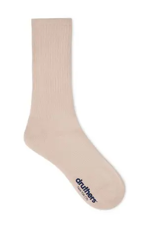 DRUTHERS NYC Druthers NYC Organic Cotton Everyday Crew Sock Sakura Ft