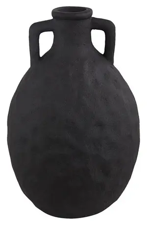 RENWIL Fox Ceramic Decorative Vase - Black