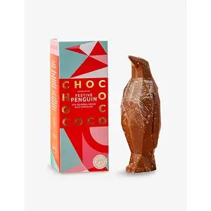CHOCOCO Festive Penguin 47% Colombian Milk Chocolate 120g - One-color