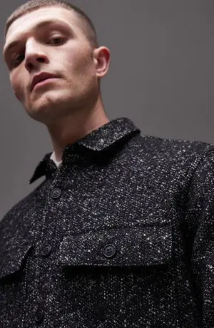 Topman Textured Overshirt