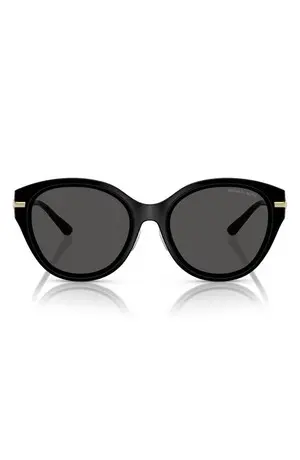 Michael Kors 59mm Round Frame Sunglasses - Black