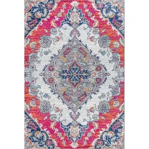 JONATHAN Y Bohemian Flair Boho Vintage Medallion Area Rug - Multi