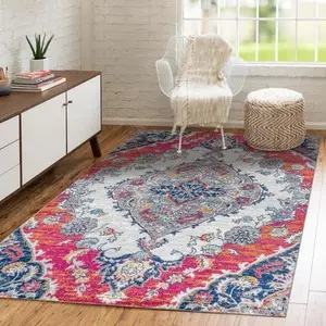 JONATHAN Y Bohemian Flair Boho Vintage Medallion Area Rug