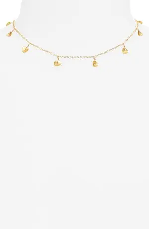 KIARA BY KI-ELE Kiara Conrad Audrey Disc Charm Choker Necklace