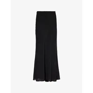 SIR. Sonora Layered Stretch-woven Midi Skirt