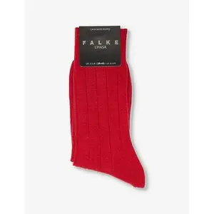 Falke FALKE Lhasa Rib Wool-Blend Knitted Socks 8077 Ingle
