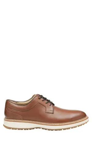 Johnston & Murphy Upton Gl1 Luxe Hybrid Golf Shoe - Tan Full Grain