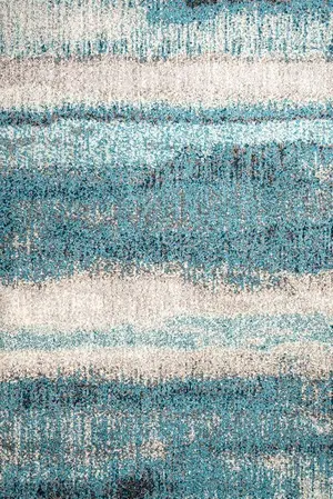 JONATHAN Y Contemporary Pop Modern Abstract Vintage Area Rug - Cream/turquoise