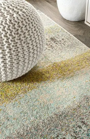 JONATHAN Y Contemporary Pop Modern Abstract Vintage Area Rug - Cream/yellow