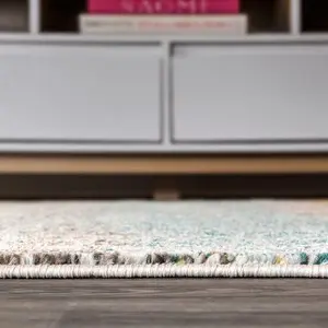 JONATHAN Y Contemporary Pop Modern Abstract Vintage Area Rug - Cream/yellow