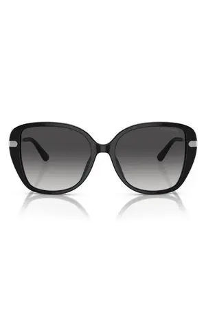 Michael Kors Michael Kors 54mm Gradient Square Sunglasses Black