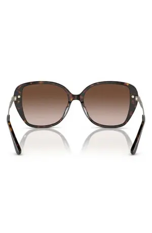 Michael Kors 54mm Gradient Square Sunglasses - Dk Tort