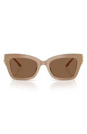 Michael Kors Michael Kors 52mm Square Sunglasses Caramel