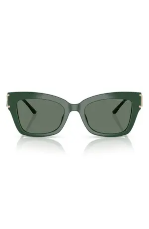 Michael Kors Michael Kors 52mm Square Sunglasses Green