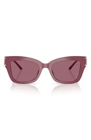 Michael Kors Michael Kors 52mm Square Sunglasses Purple