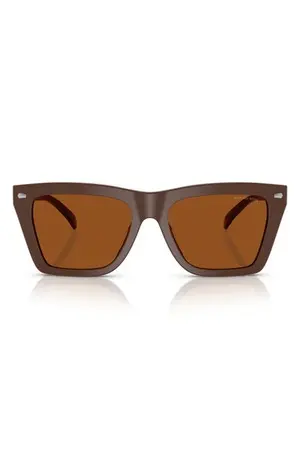 Michael Kors Michael Kors 56mm Square Sunglasses Brown