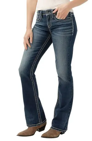 SILVER JEANS CO. Suki Bootcut Jeans - Indigo