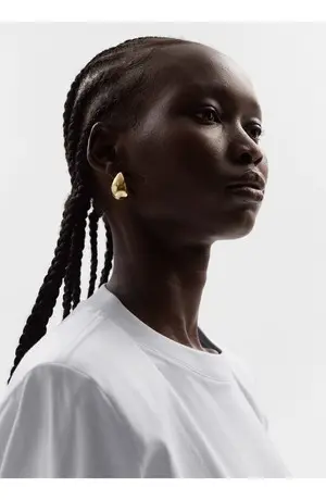 & Other Stories Chunky Teardrop Stud Earrings