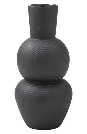 RENWIL Icarus Ceramic Stoneware Decorative Vase - Black