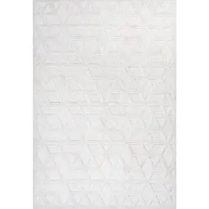 JONATHAN Y Talaia Neutral Geometric Indoor/outdoor Area Rug - Ivory