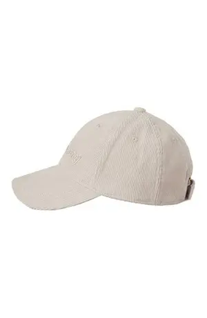 Mulberry Corduroy Baseball Cap - Chalk