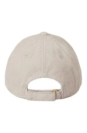 Mulberry Corduroy Baseball Cap - Chalk