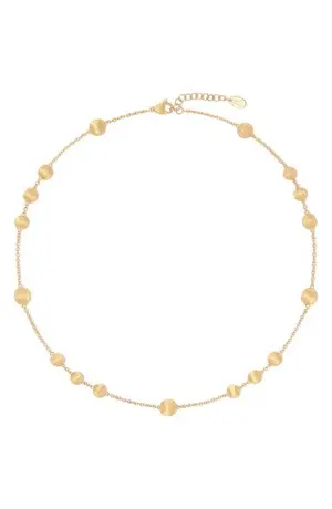 Marco Bicego Bead Station Necklace - 18k Yellow Gold