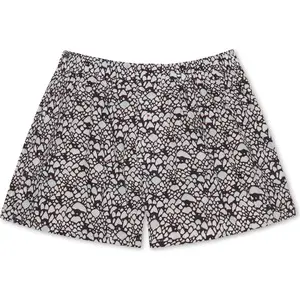 DRUTHERS NYC Organic Cotton Takeshi Matsumi Cone Shell Boxer Short Black