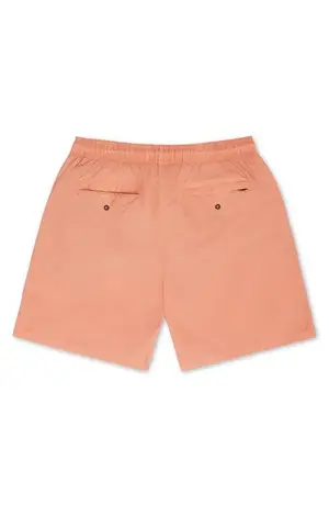 DRUTHERS NYC Italian Recycled Nylon Swim Trunk - Sherbert