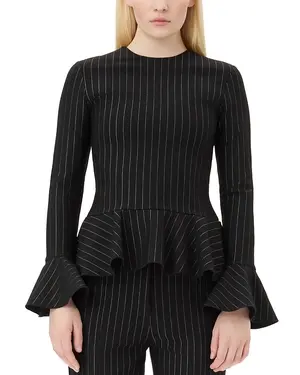 Ganni Striped Tops