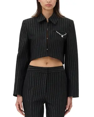 Ganni Striped Blazers For Women