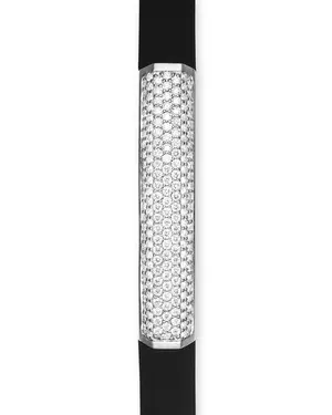 David Yurman Streamline Bracelet With Diamonds - Black/silver
