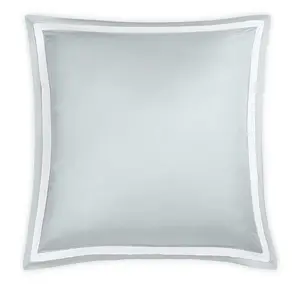 MATOUK Ambrose Sateen Euro Sham Pool/bone
