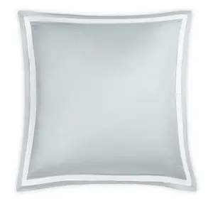 MATOUK Ambrose Sateen Euro Sham - Pool/bone