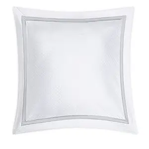 MATOUK Lowell Diamond Matelasse Euro Sham - Dove