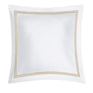 MATOUK Lowell Diamond Matelasse Euro Sham - Dune