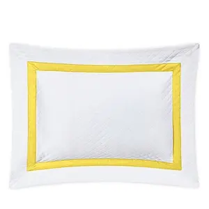 MATOUK Lowell Diamond Matelasse Boudoir Sham - Lemon